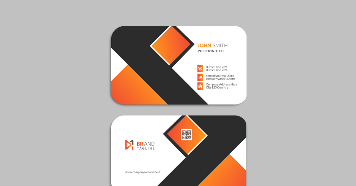 Creative and modern visiting card design template - corporate identity