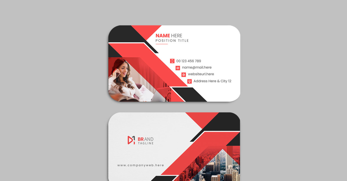 Creative and modern - visiting card design template