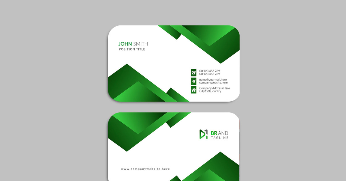 Creative and modern - visiting card template design