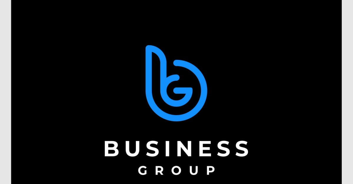 Letter BG GB Simple Initials Logo #382864 - TemplateMonster