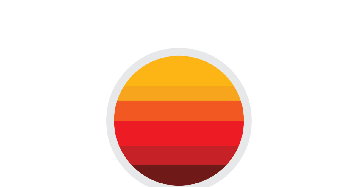 Sun logo simple vector version 10 #383350 - TemplateMonster