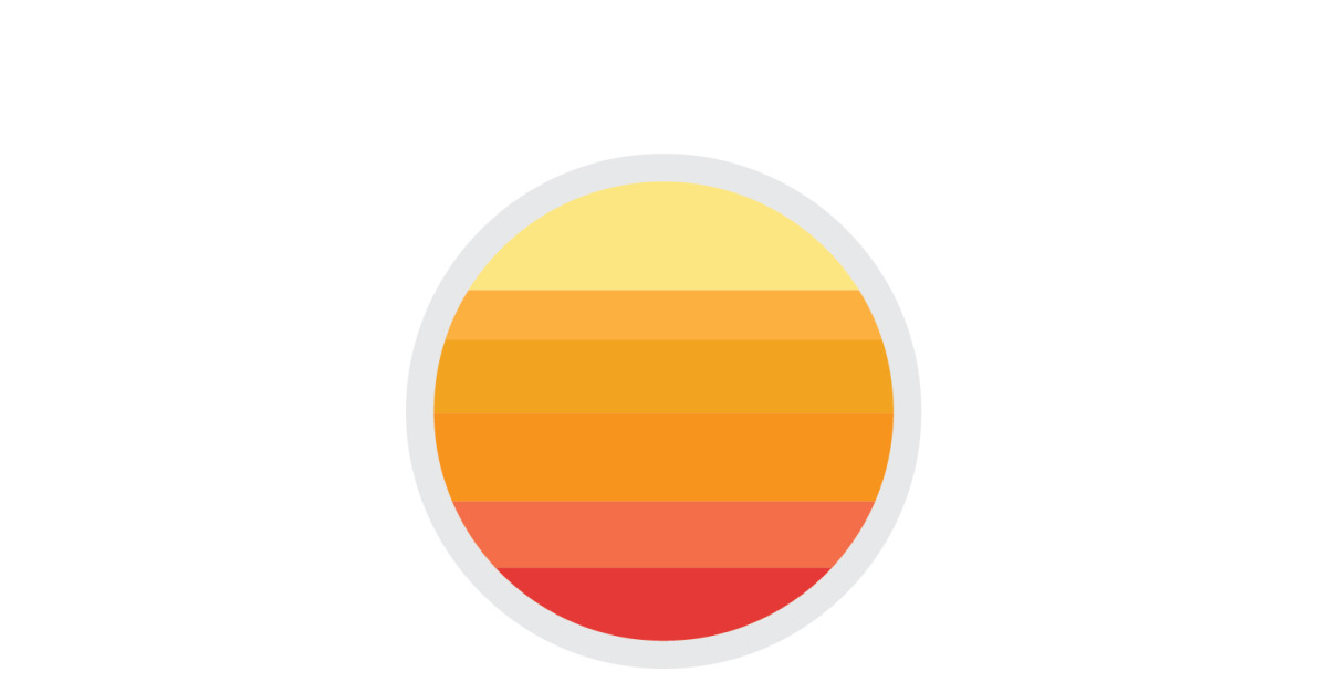 Sun logo simple vector version 25 #383372 - TemplateMonster