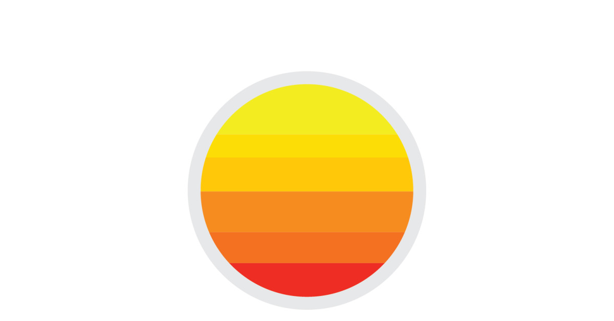 Sun logo simple vector version 28 #383377 - TemplateMonster