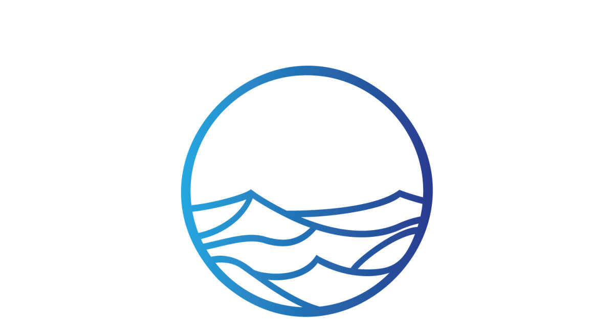 Wave circle logo vector version 8 #383417 - TemplateMonster