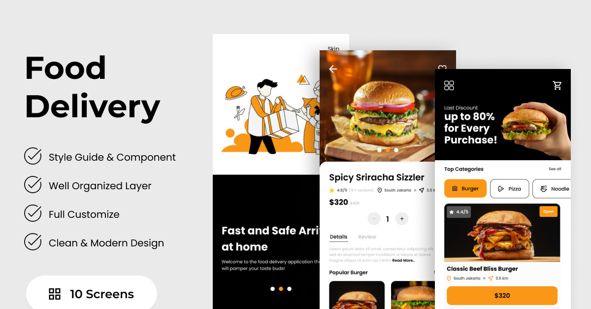 DashDine - Food Delivery Mobile App #383609 - TemplateMonster