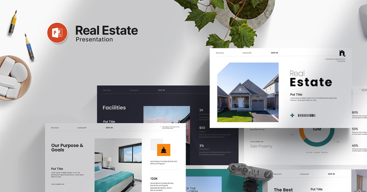 Digital Real Estate Powerpoint Presentation Template