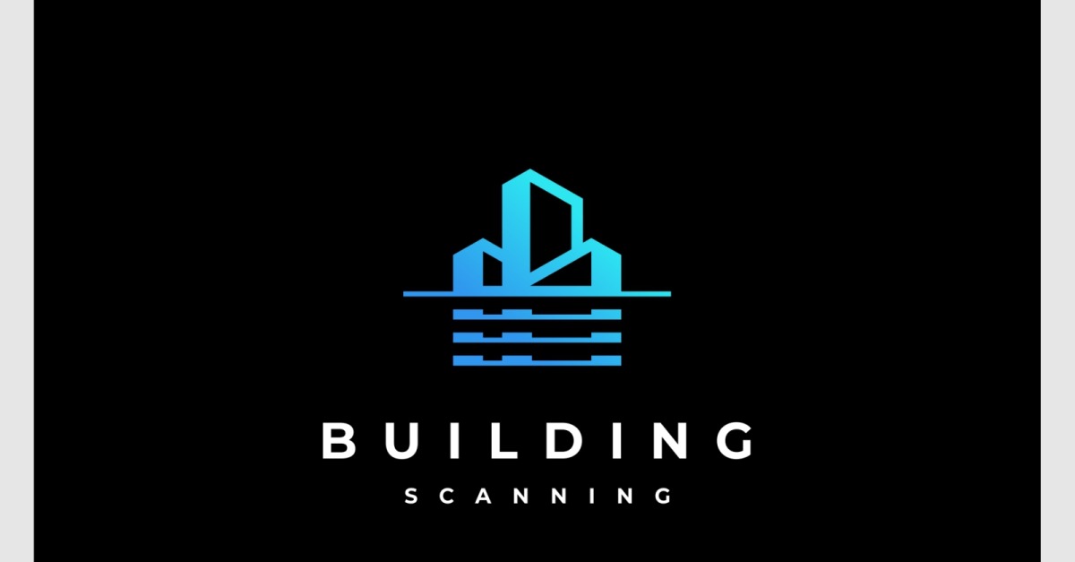 Building Scan Apartment Scanner Logo - TemplateMonster