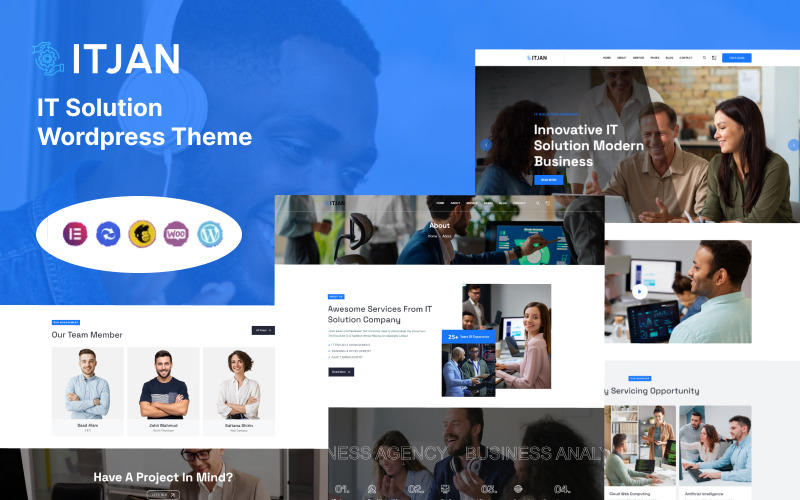 ITjan - IT Solution Wordpress Theme #385253 - TemplateMonster