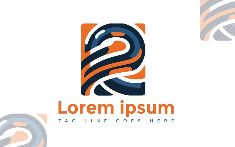 Diseño elegante de logotipos con letras P y R para una marca atemporal