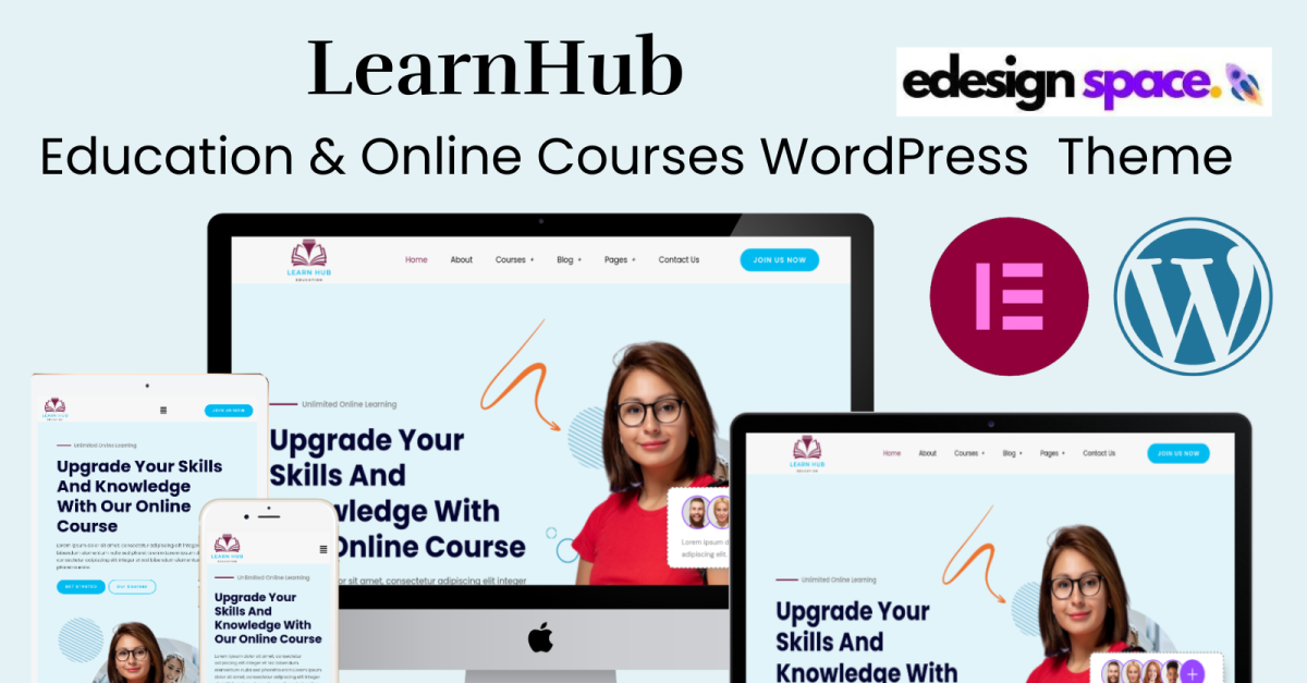 LearnHub – Thème WordPress pour l’éducation et les cours en ligne