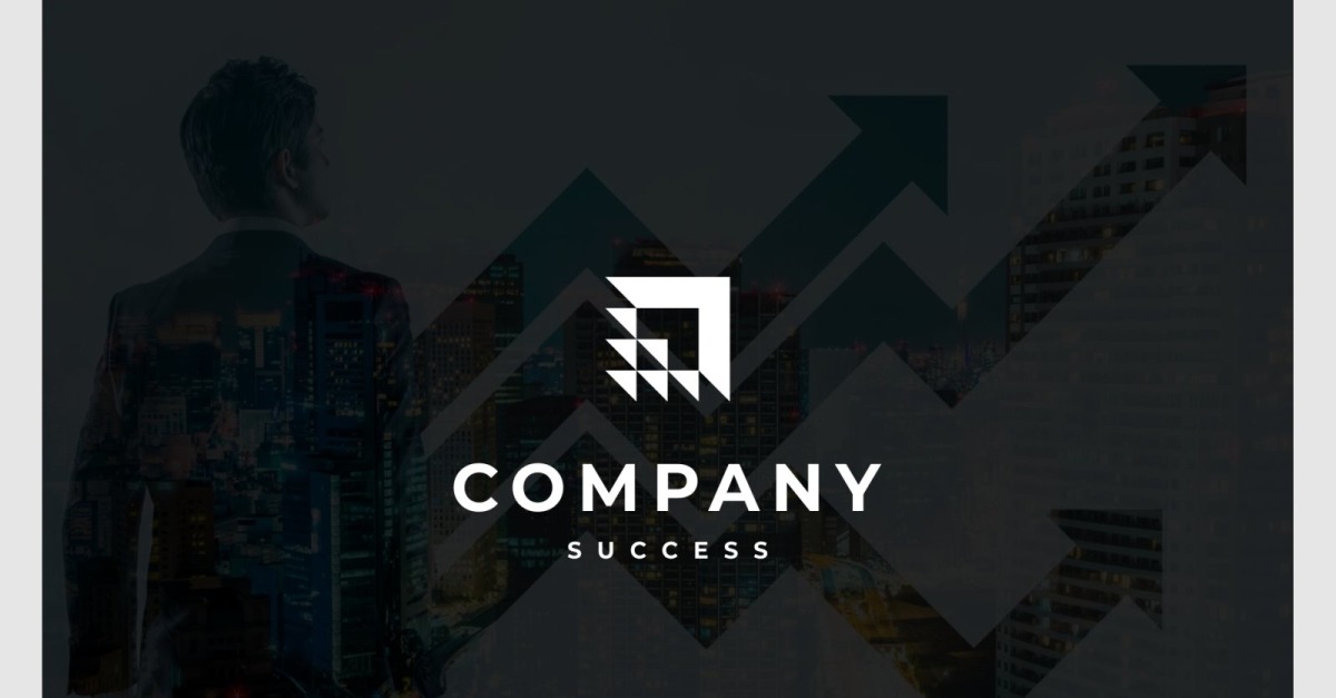 Yukarı Ok Üçgen Piksel Logosu #386158 - TemplateMonster