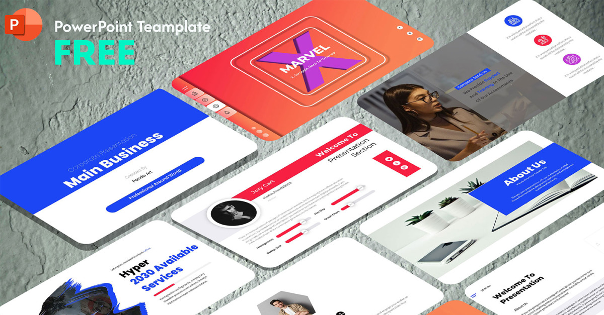 Modello di presentazione PowerPoint del piano di esempio principale ...