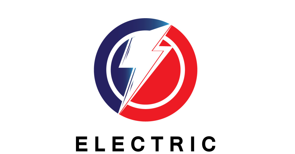 Electric flash thunderbolt logo version 10 - TemplateMonster