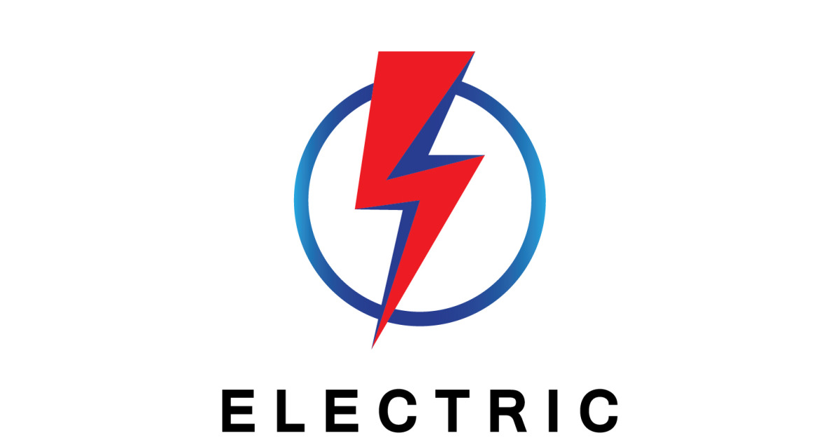 Electric flash thunderbolt logo version 13 - TemplateMonster