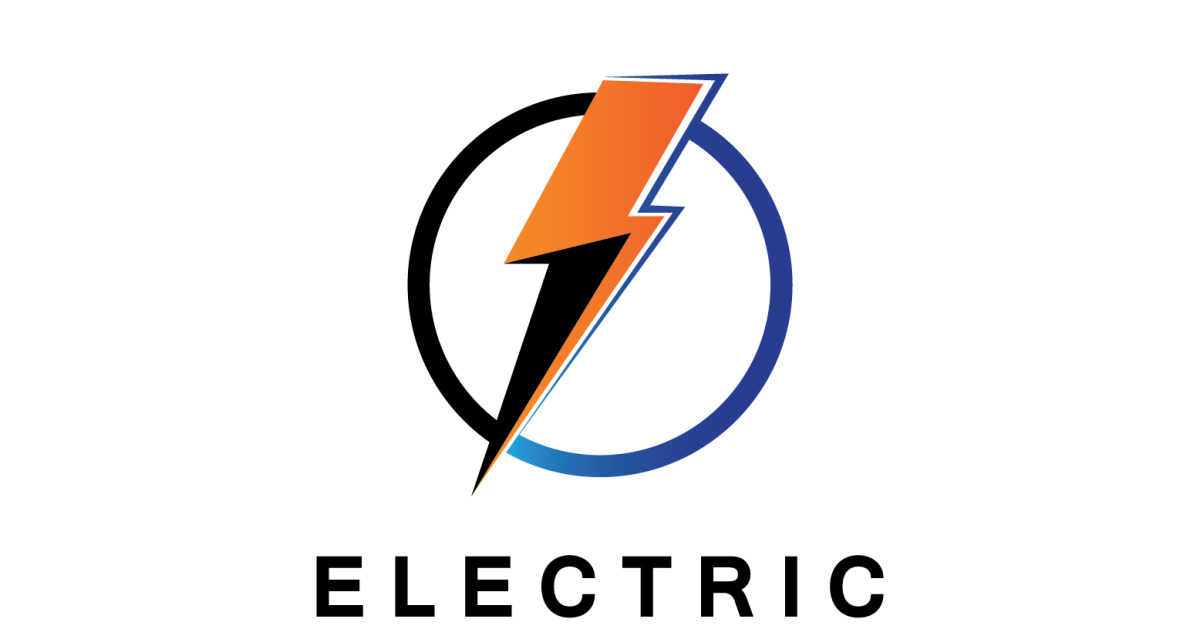 Electric flash thunderbolt logo version 15 - TemplateMonster