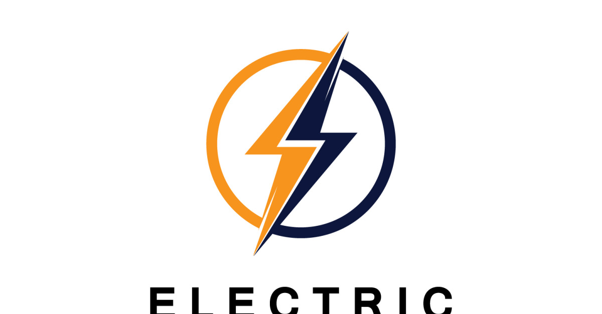 Electric flash thunderbolt logo version 19 - TemplateMonster