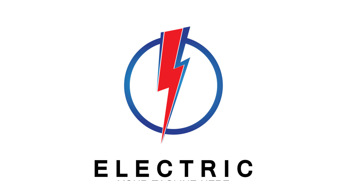 Electric flash thunderbolt logo version 20 - TemplateMonster