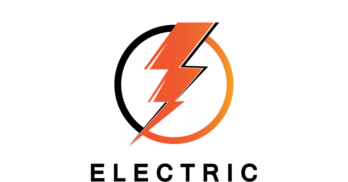 Electric flash thunderbolt logo version 22 - TemplateMonster