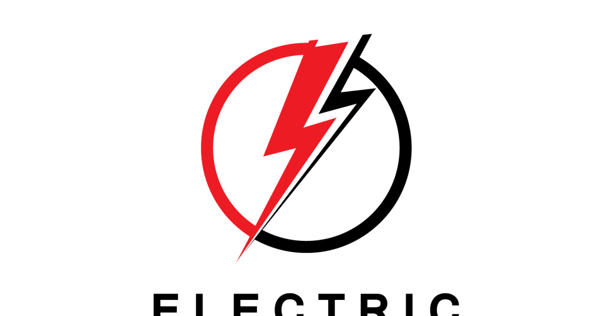 Electric flash thunderbolt logo version 25 - TemplateMonster