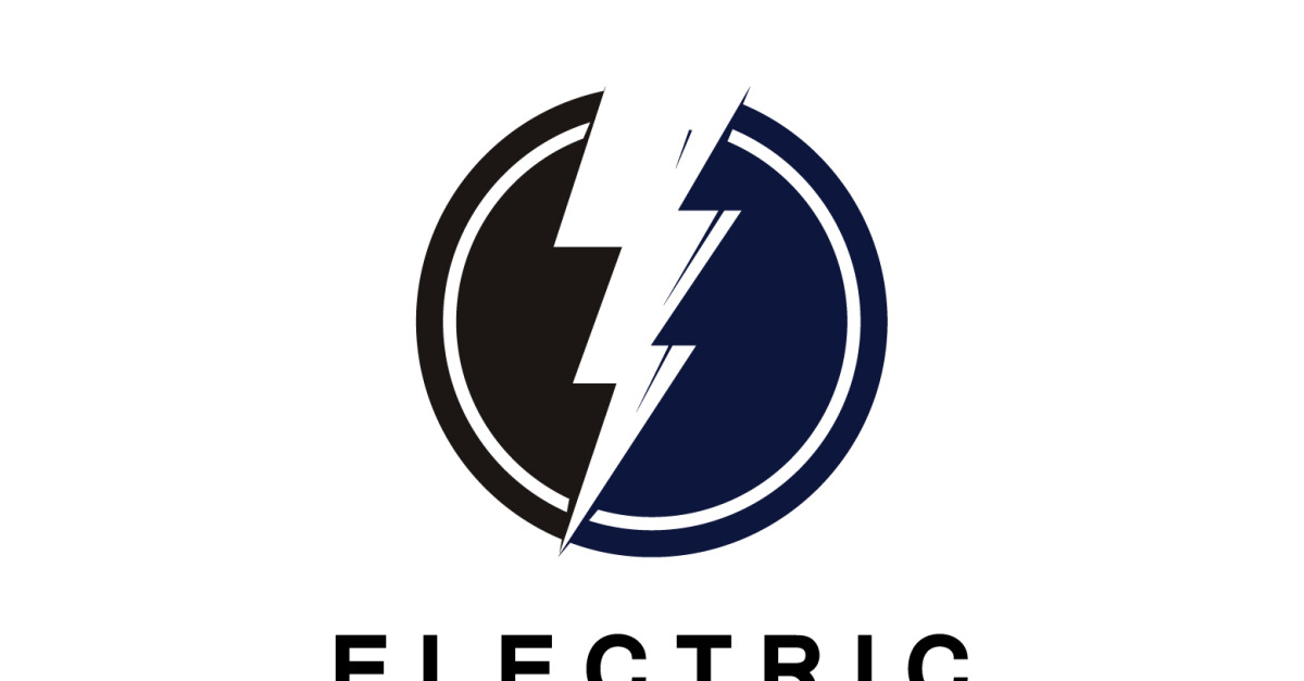 Electric flash thunderbolt logo version 5 - TemplateMonster