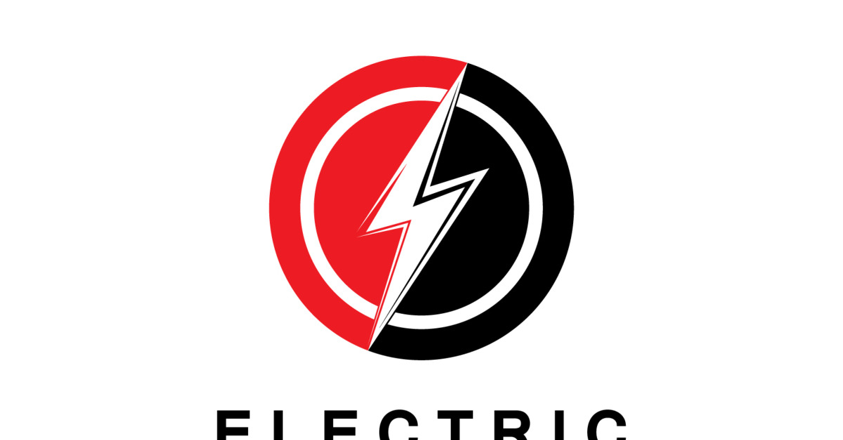 Electric flash thunderbolt logo version 7 - TemplateMonster