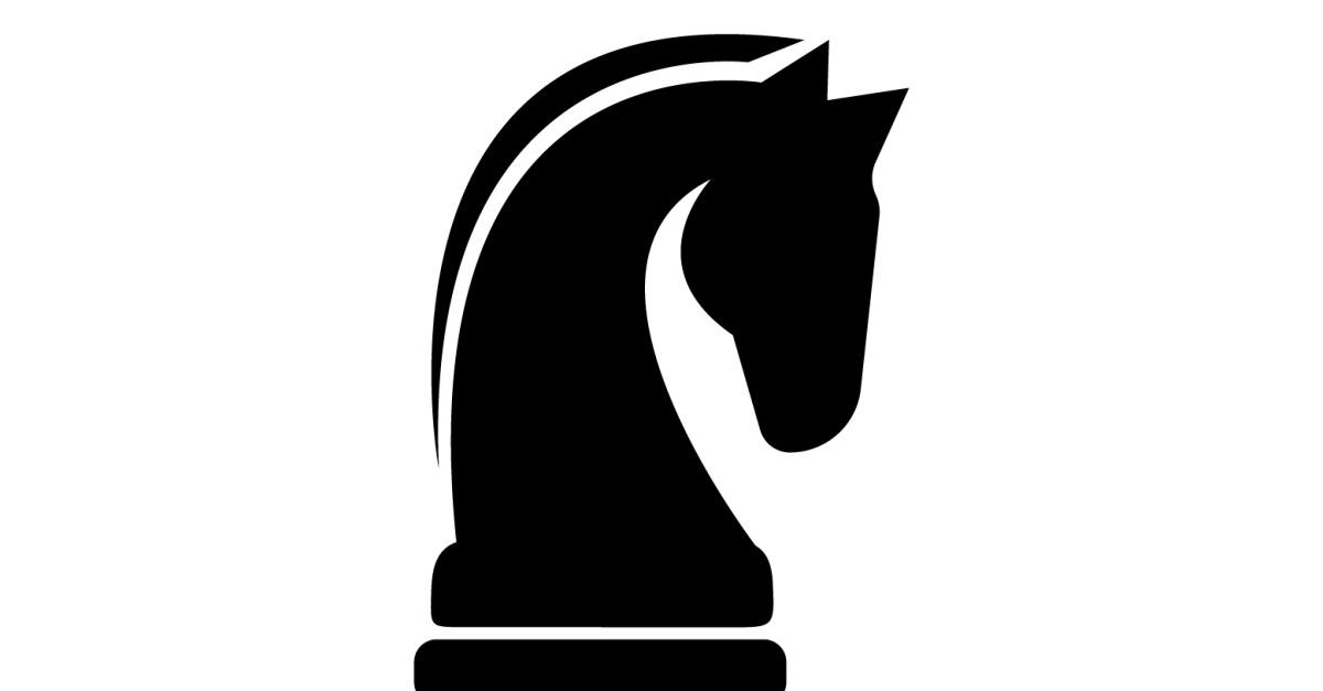 Logo de cheval version vectorielle simple 11