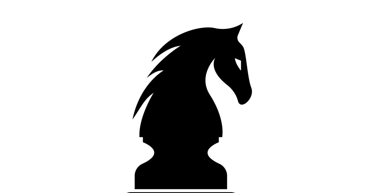 Logo de cheval version vectorielle simple 1 - TemplateMonster