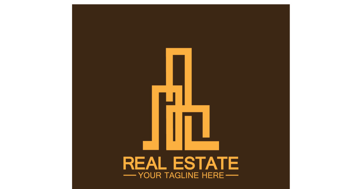 Emlak binası kule logo şablonu sürüm 13 - TemplateMonster
