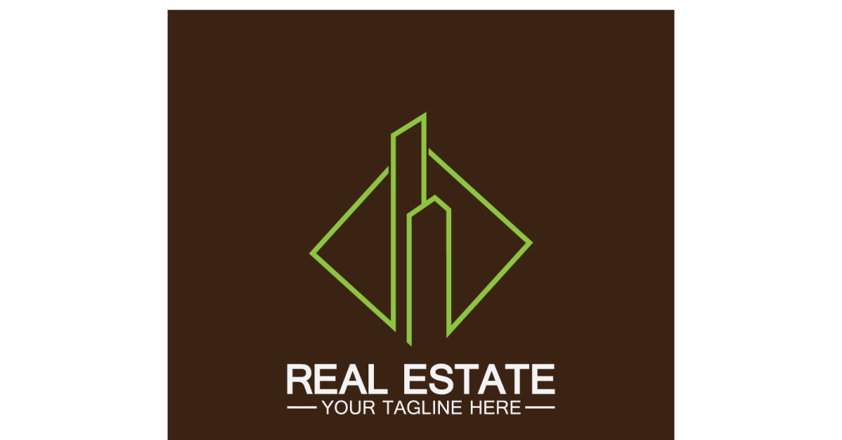 Emlak binası kule logo şablonu sürüm 23 - TemplateMonster