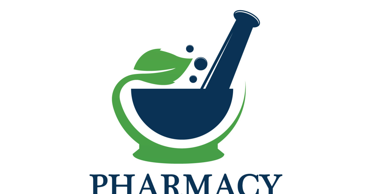 Modelo de logotipo de ervas Parmacy versão 22