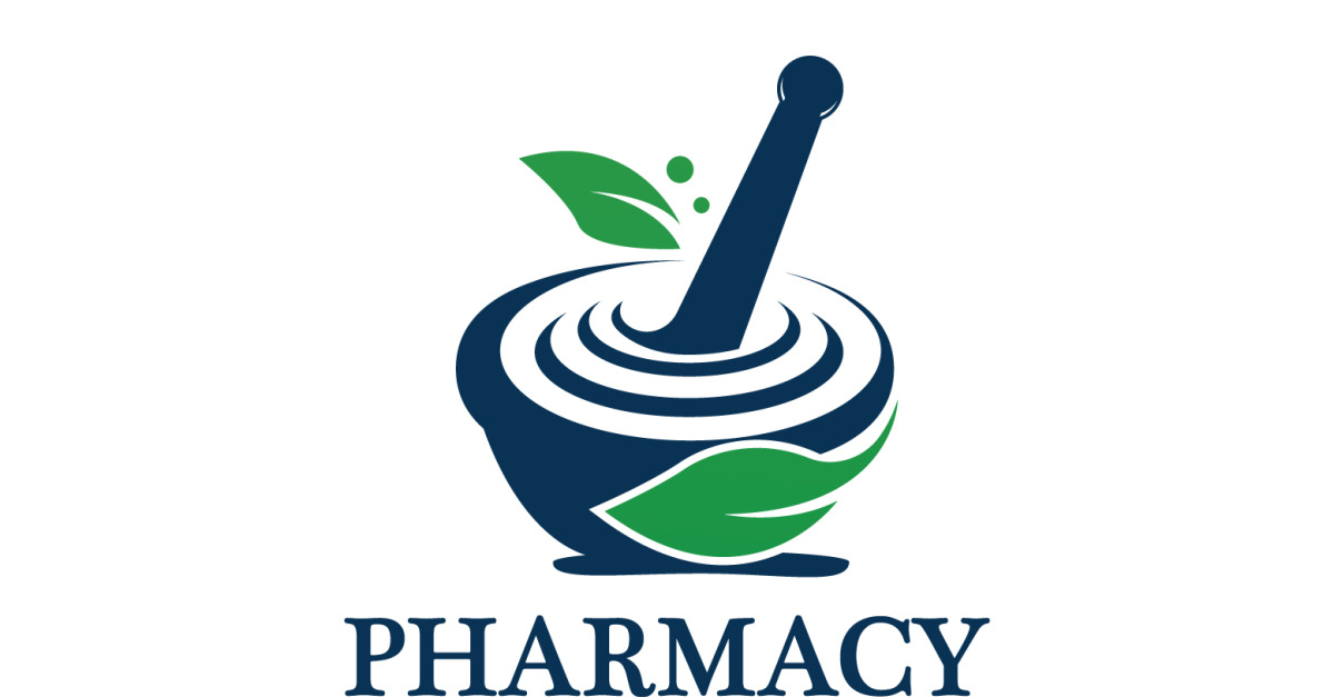 Modelo de logotipo de ervas Parmacy versão 27