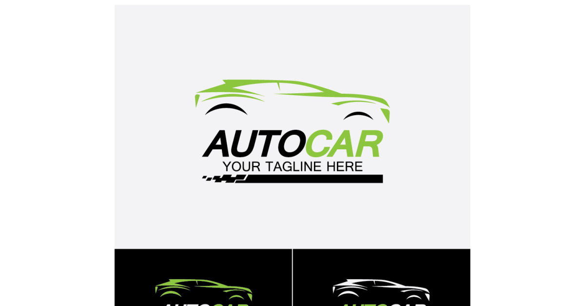 Autohändler, Automobil, Autocar-Logo-Design-Inspiration. v36