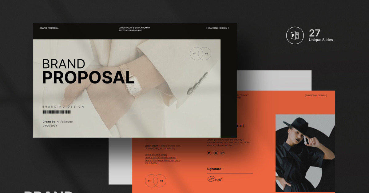 Brand Digital Proposal Presentation - TemplateMonster