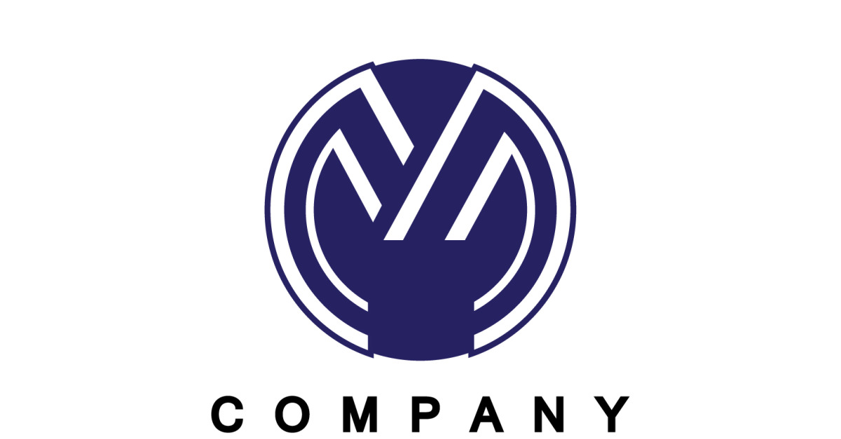 Letter M logo design or corporate identity v28