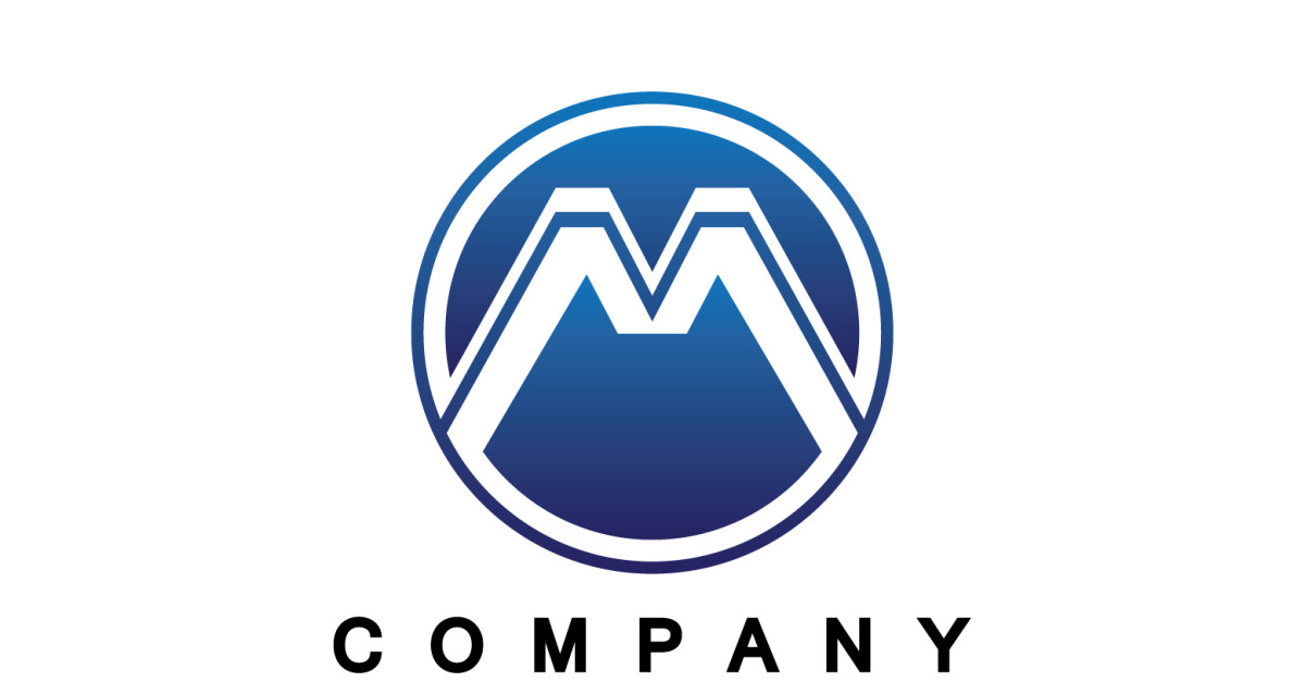 Letter M logo design or corporate identity v29