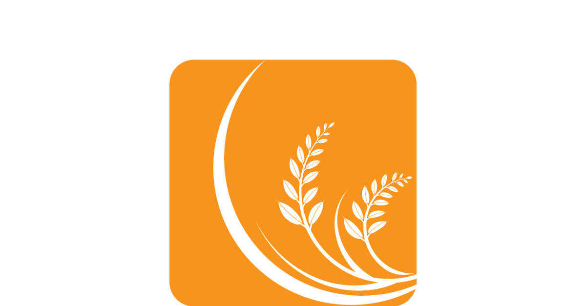 Altın Buğday Başağı Hasadı Dekoratif Eleman v15