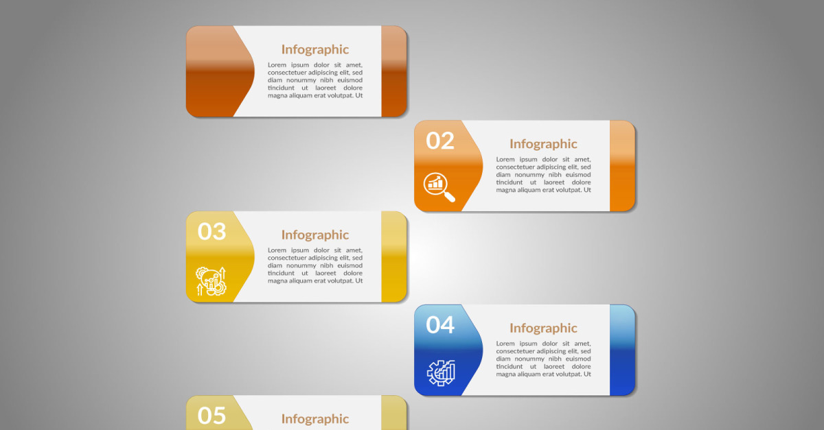 Square design vector eps infographic template.
