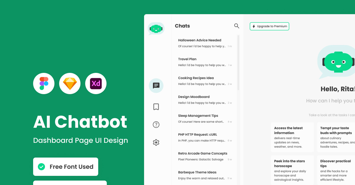 ChatMate – KI-Chatbot-Dashboard V1 #388562 - TemplateMonster