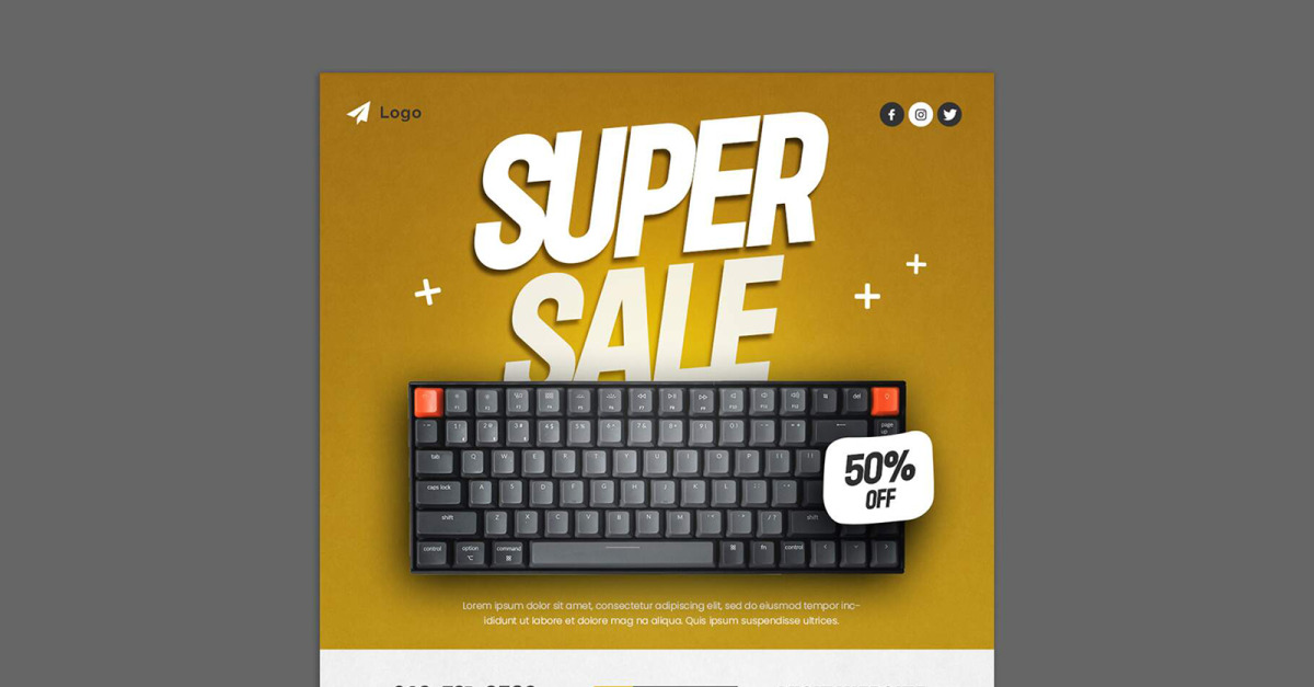 Product Sale Social Media Post Template 02 - TemplateMonster