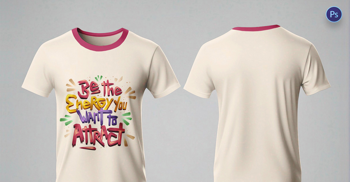 T-shirt Mockup Front and Back Template - TemplateMonster