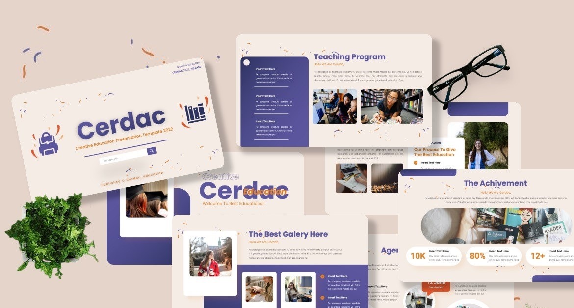 Cerdac - Creative Education Googleslide Templates