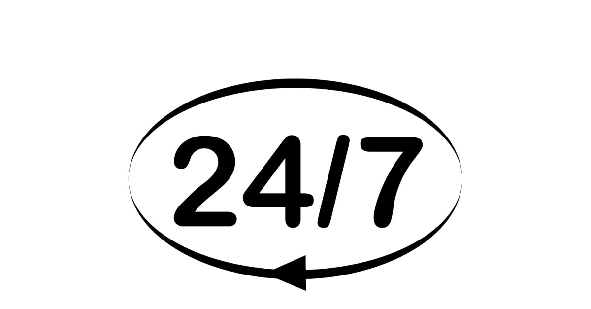 Création de logo d'icône de temps de 24 heures v8