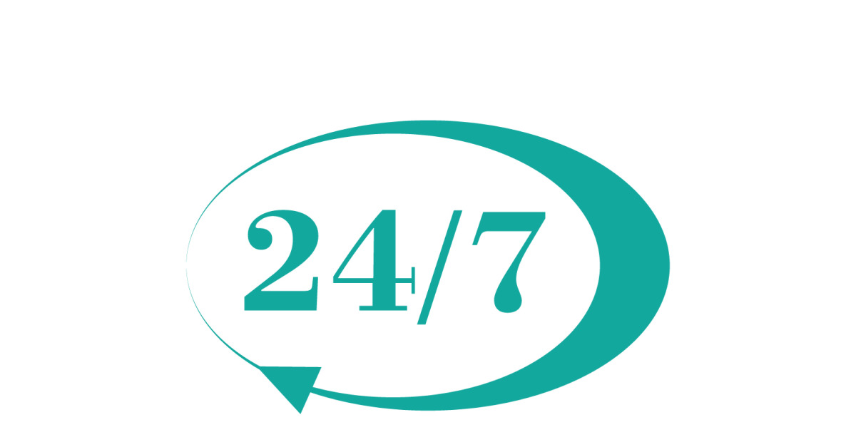 24 hour time icon logo design v7 #389238 - TemplateMonster