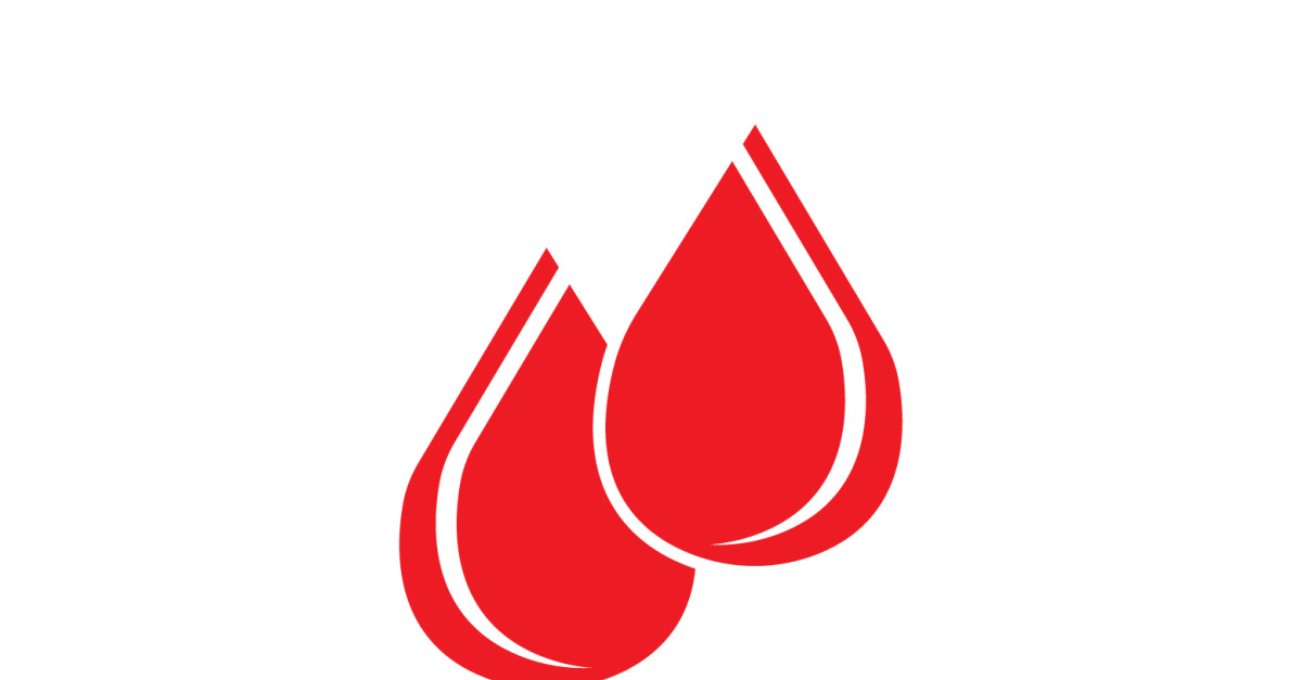 Blutstropfen-Symbol-Logo-Vektorelement v10 - TemplateMonster