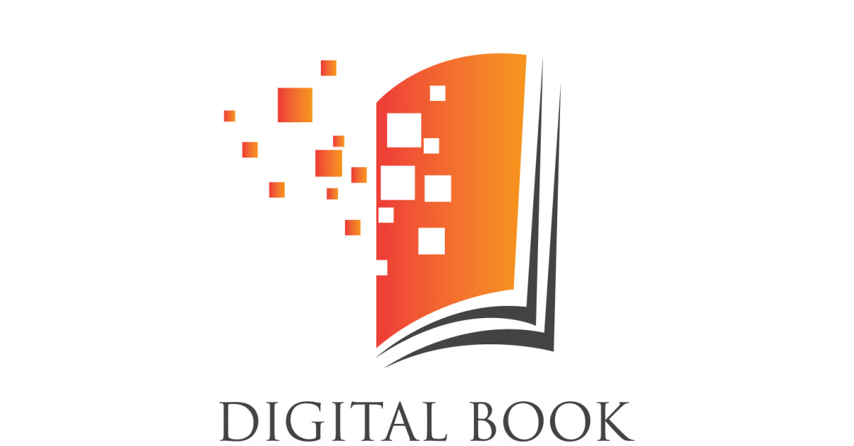 Book reading education logo vector v26 - TemplateMonster