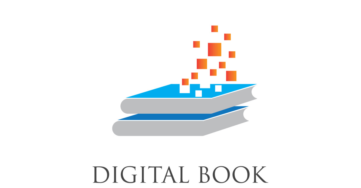 Book reading education logo vector v6 - TemplateMonster