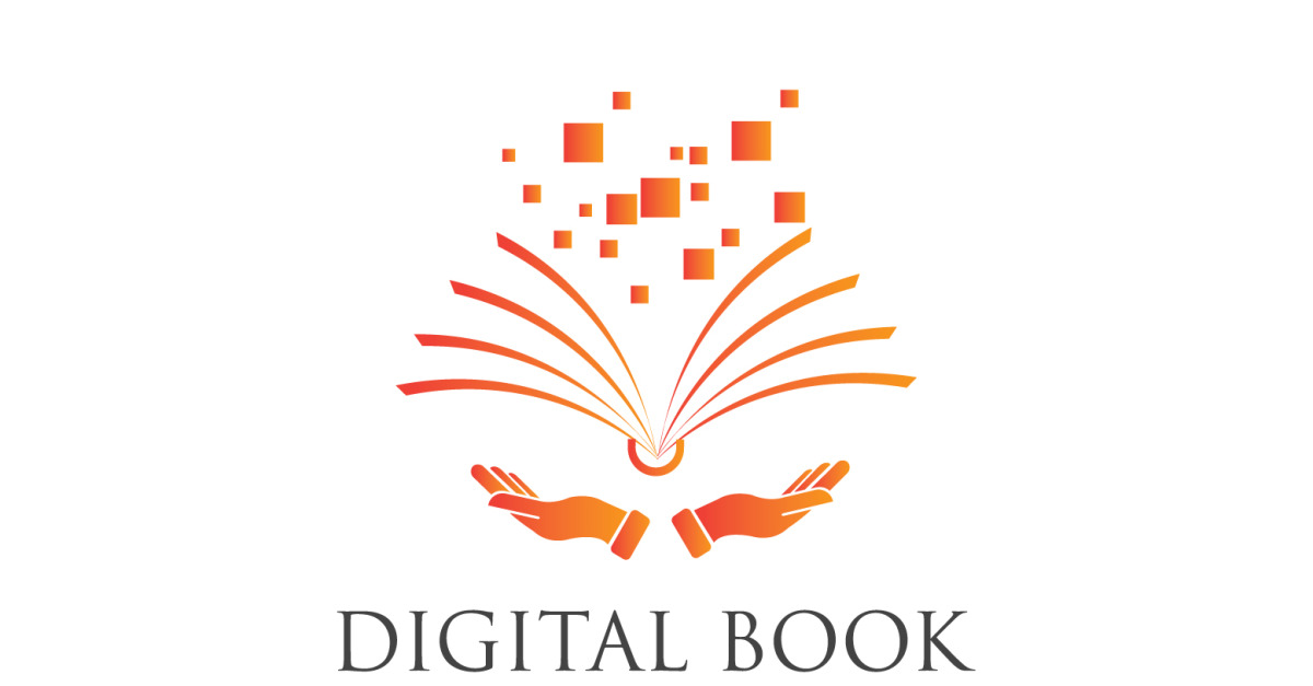 Logotipo De Libro Digital