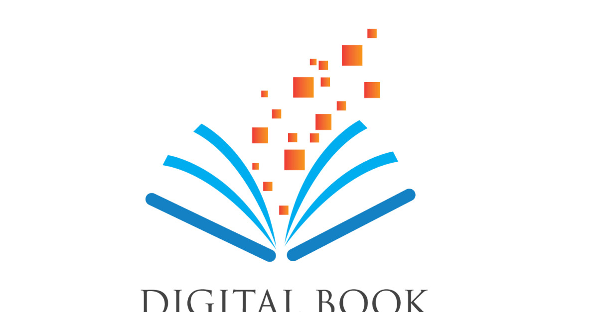 Book reading education logo vector v43 - TemplateMonster