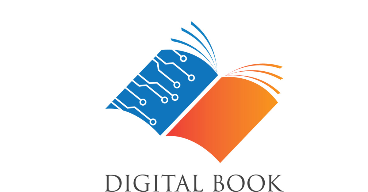 Book reading education logo vector v47 - TemplateMonster