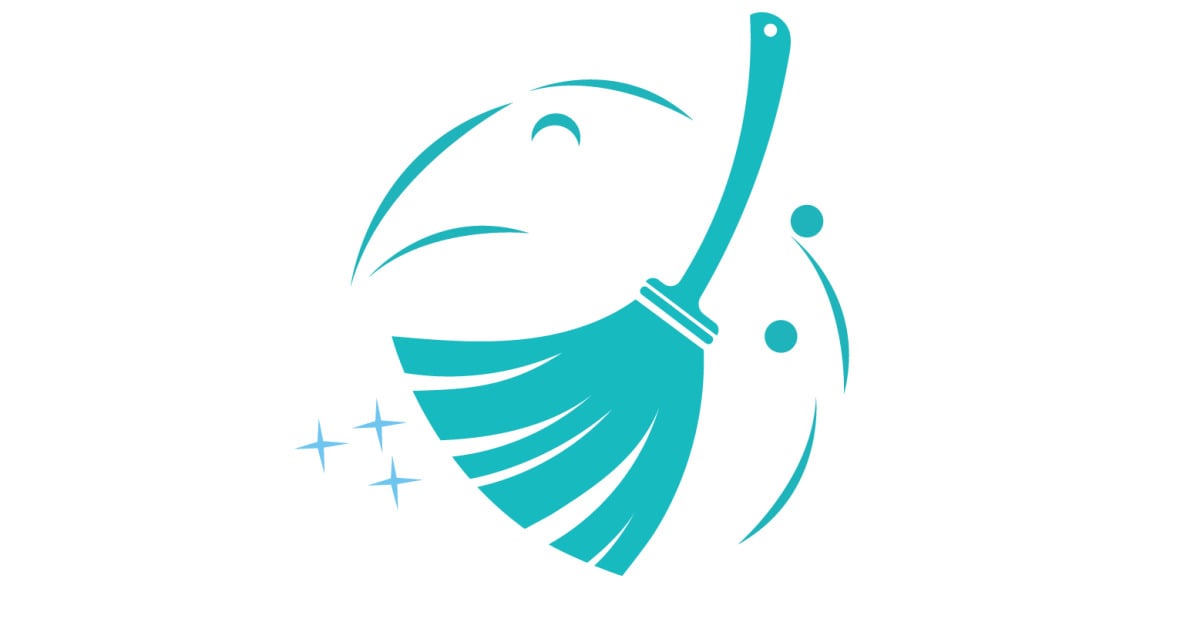 Cleaning service icon logo vector v26 - TemplateMonster